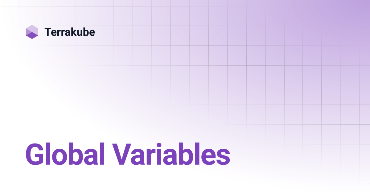 Global Variables | Terrakube Global Variables | Terrakube