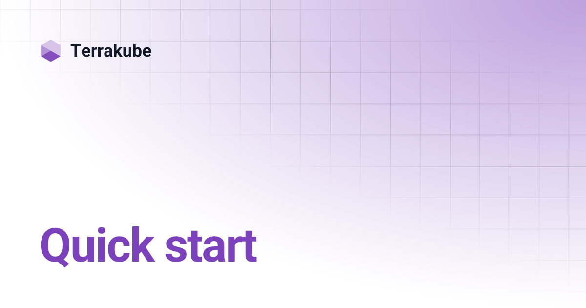 Quick start | Terrakube